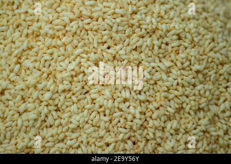 Muri is famous savory of asia subcontinent food. Puffed white rice in a ...