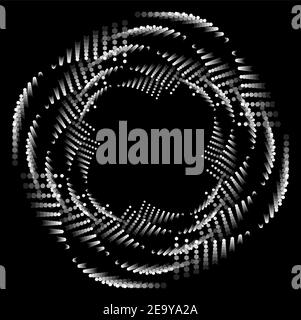 Abstract vector background with hexagon spiral pattern Stock Vector ...