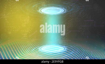 abstract multi colored round, network image, geometric texture ...