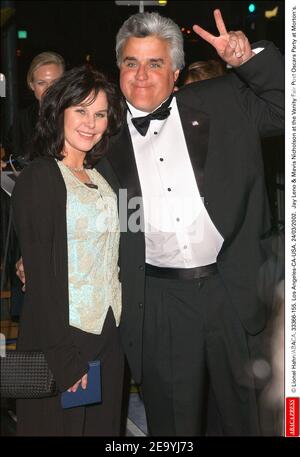 Jay Leno & wife Mavis Nicholson attend the 4th annual Adopt-A-Minefield ...