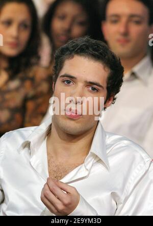 French humorist Guy Bedos attends the taping of Michel Drucker's talk ...