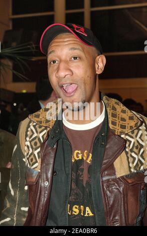French actor Edouard Montoute attends the launch party for M6' new TV ...