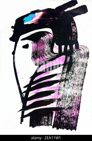 Face Apache Red Indian drawing works , Indigenous peoples of the ...