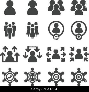 pictogram people population illustration design Stock Vector Image ...