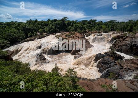 Waterfall at Lowveld National Botanical Garden, Nelspruit, Mpumalanga ...