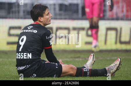 Essevee's Jelle Vossen looks dejected during a soccer match between SV ...