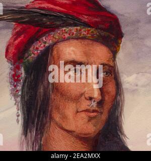 Tecumseh, Shawnee Chief Stock Photo - Alamy
