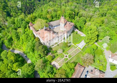 Kyburg castle located between Zurich and Winterthur, Switzerland Stock ...
