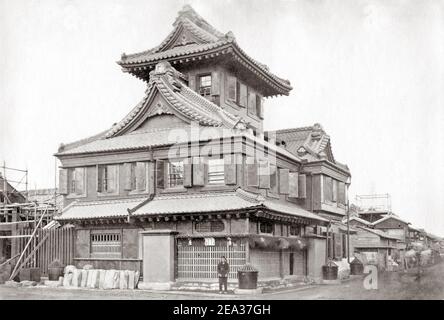Type of mansion, Yokohama, Japan 1870s Stock Photo - Alamy