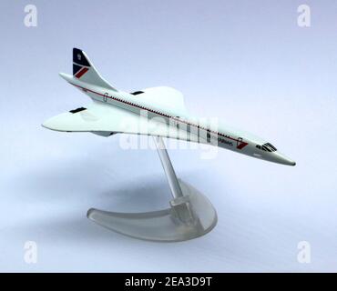 The Concorde G-BOAC, a British Airways supersonic airliner, was part of ...