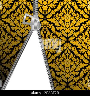 Zipper with lock pattern seamless background texture repeat wallpaper ...