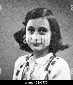 ANNE FRANK (1929-1945) German-Dutch diarist and Holocaust victim ...