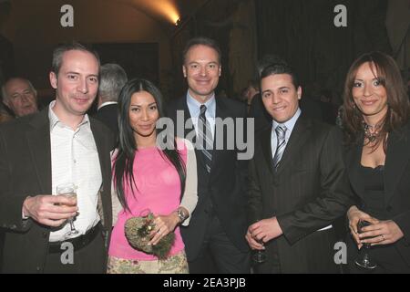 EXCLUSIVE. Indonesian born singer Anggun and her husband Oliver Maury ...