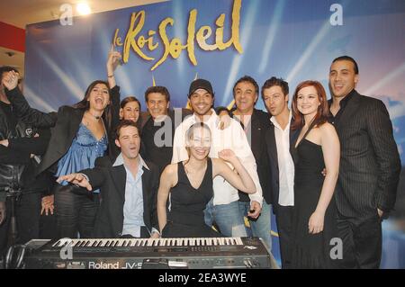Merwan Rim and Victoria Petrosillo of the musical 'Le Roi soleil ...