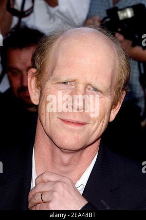Director Ron Howard poses on the red carpet of the movie "Pavarotti ...