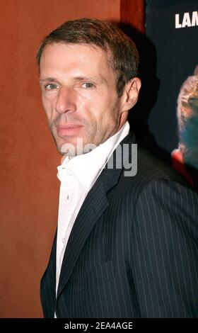 French actor Lambert Wilson. Portrait made during the American Film ...