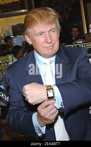 Donald J. Trump Signature Watch Collection Launch Stock Photo - Alamy