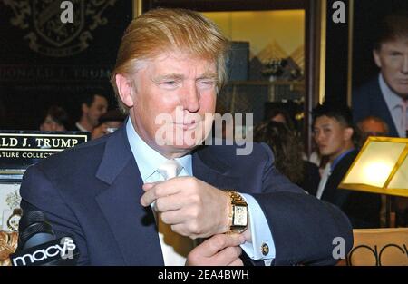 Donald J. Trump Signature Watch Collection Launch Stock Photo - Alamy