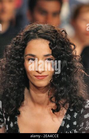 Rachida Brakni at the taping of Vivement Dimanche on May 6, 2013 in ...