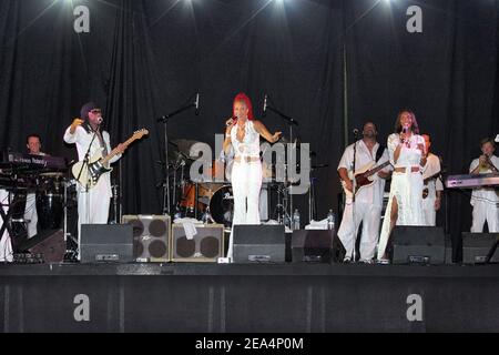 Funcky music band 'CHIC' before a concert at the hotel 'Byblos' in ...