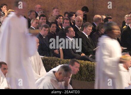 The funeral of Brother Roger Schutz, the leader of the Taize ecumenical ...