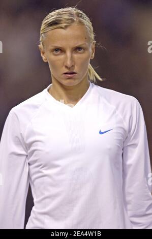 Anna Rogowska of Poland in the women's pole vault at the Diamond League ...