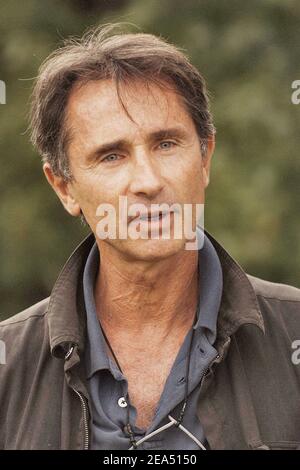 French actor Thierry Lhermitte on the set of the TV film "La tribu des ...