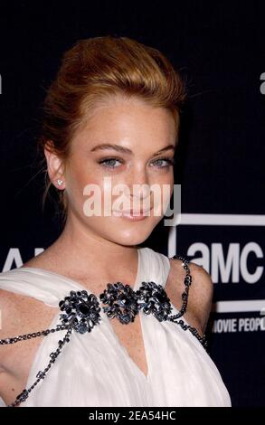 US actress Lindsay Lohan attends the Fornarina party at the Carrousel ...