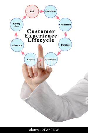 Components of Customer Lifecycle Stock Photo - Alamy