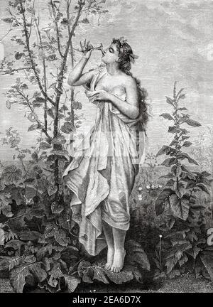 The godness Aurora. Roman mythology, Aurora is the deity who ...