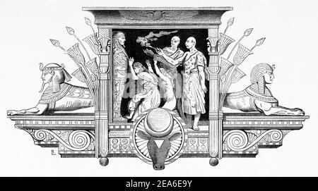 Ancient Egyptian Funeral Procession Stock Photo - Alamy