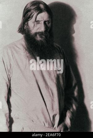 Grigori Yefimovich Rasputin (1869 – 1916); Russian mystic and self ...