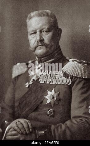 World War One - German General - Wilhelm Groener Stock Photo - Alamy