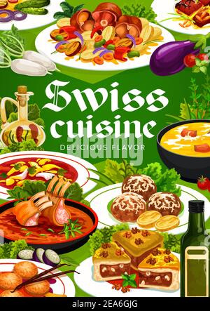 raclette fondue cheese cartoon vector illustration Stock Vector Image ...