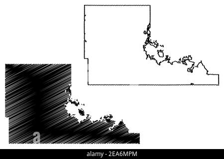 Benson County, North Dakota State (U.S. county, United States of ...