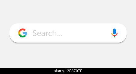Google search bar. Classic Search window Stock Vector Image & Art - Alamy