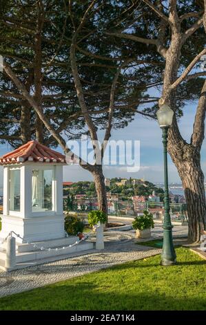 The viewpoint the lady of the hill ( Senhora do Monte), Lisbon ...