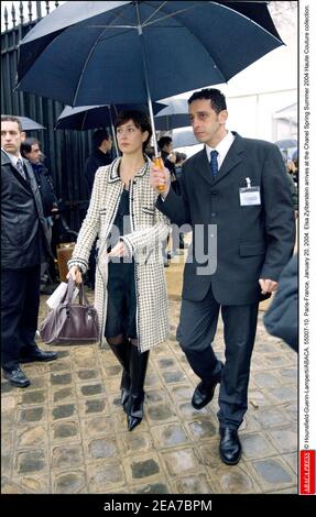 Elsa Zylberstein arrives at the Chanel Haute Couture Spring Summer 2025 ...