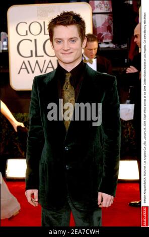 Elijah Wood at the 2004 Golden Globe Awards Stock Photo - Alamy