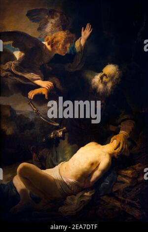 Rembrandt Abraham's Sacrifice (Hermitage Stock Photo - Alamy