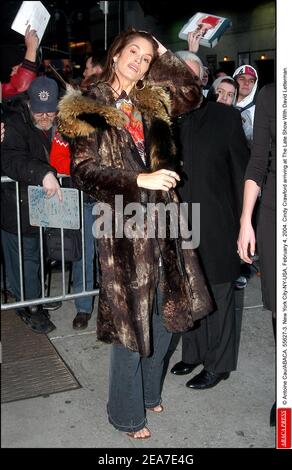 © Antoine Cau/ABACA. 55627-5. New York City-NY-USA, February 4, 2004 ...