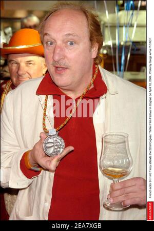 French actor Bernard Farcy attends the first International Djerba TV ...