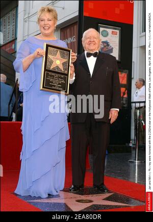 Mickey Rooney and wife Jan Chamberlin the 50th anniversary birthday ...