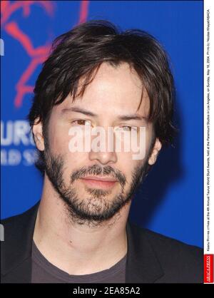 KEANU REEVES 4TH WORLD STUNT AWARDS PARAMOUNT STUDIOS HOLLYWOOD LOS ...