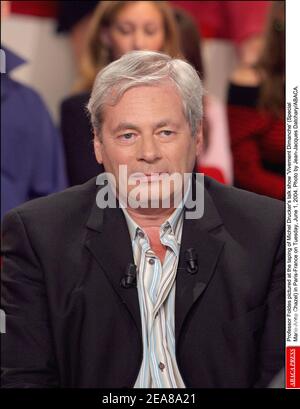 Marie-Anne Chazel at the taping of Vivement Dimanche in Paris, France ...