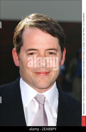 Matthew Broderick attends the world premiere of Netflix's "Zero Day" at ...