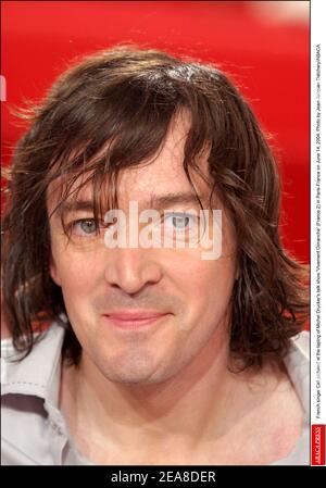 French singer Cali pictured at the taping of Michel Drucker's talk show ...