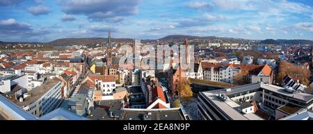 Aerial view of Saarbrucken town, Saarland, Germany Stock Photo - Alamy