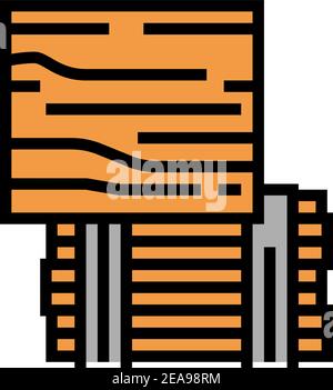 osb oriented strand board color icon vector illustration Stock Vector ...