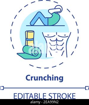 Crunching concept icon Stock Vector Image & Art - Alamy